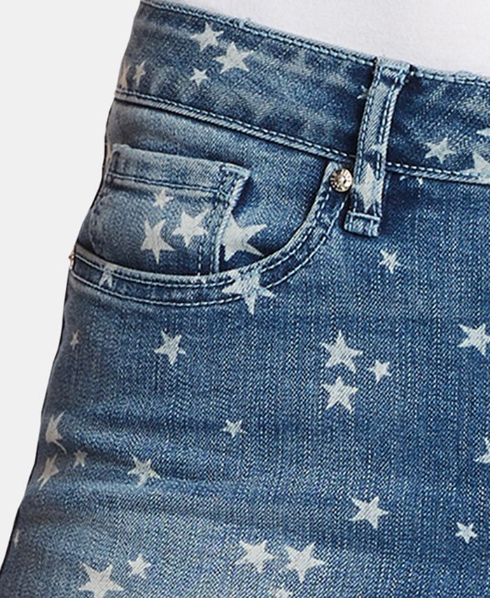 WILLIAM RAST Star-Print Sculpted Skinny Ankle Jeans - Macy's