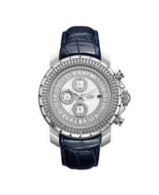 JBW Men's Titus Diamond (1/8 ct.t.w.) Stainless Steel Watch - Macy's
