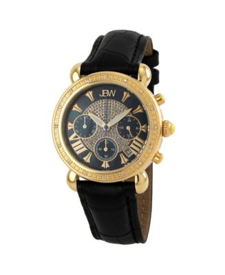 JBW Women's Victory Diamond (1/6 ct.t.w.) 18k Gold Plated Stainless ...