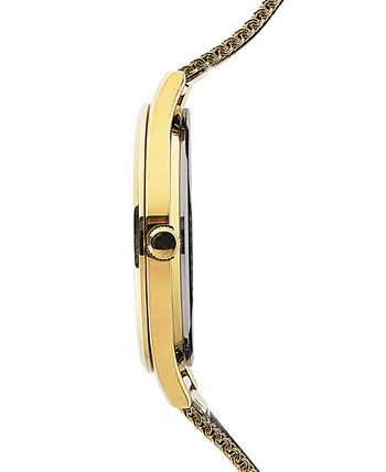 Casio Women's Gold-Tone Stainless Steel Mesh Bracelet Watch 38mm - Macy's