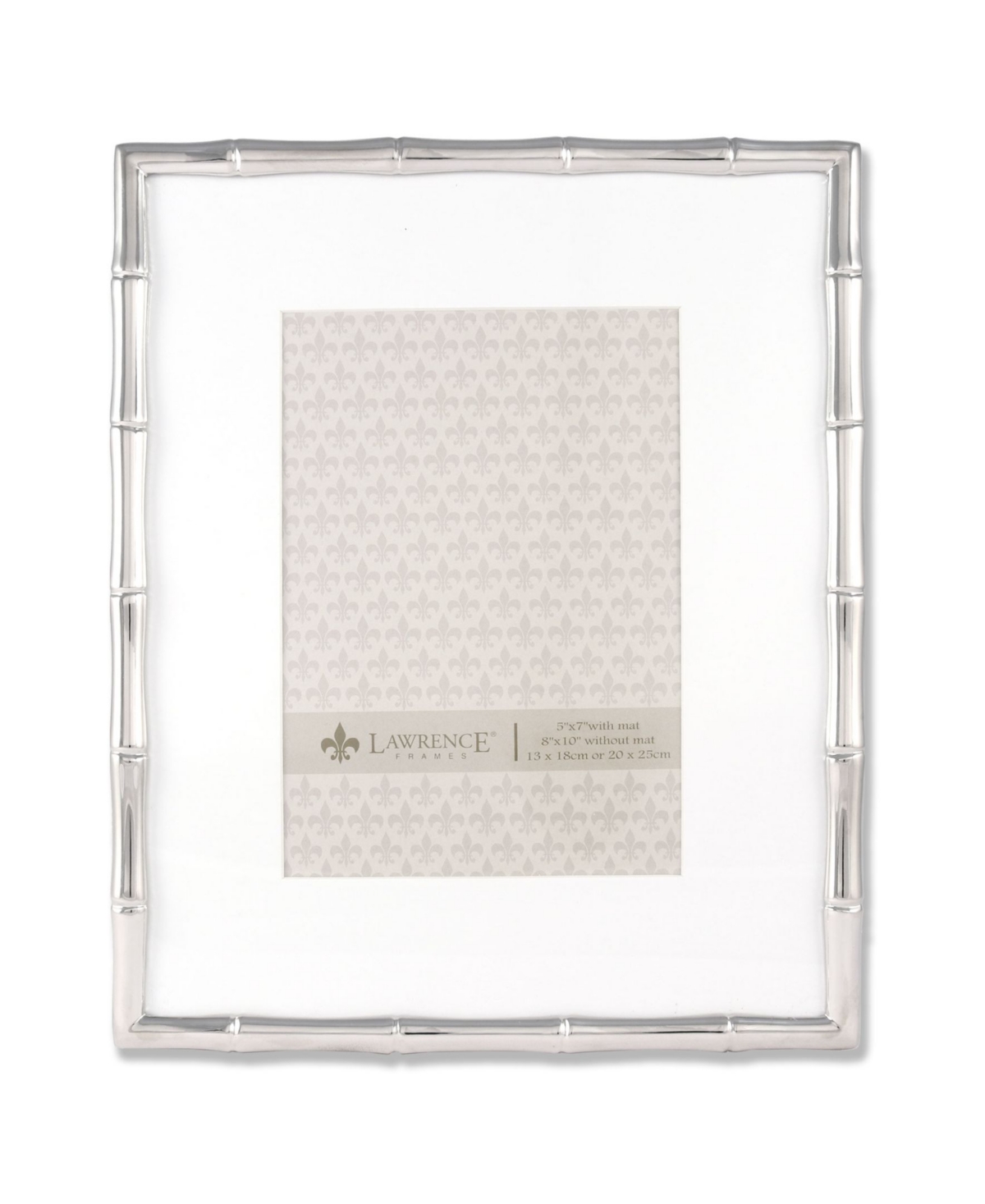 Click here for Lawrence Frames 710180 Silver Metal Bamboo 8x10 Ma... prices