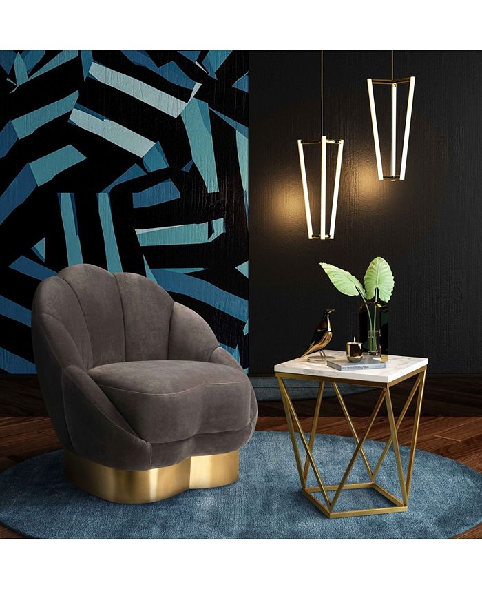 TOV Furniture Bloom Velvet Chair - Macy's