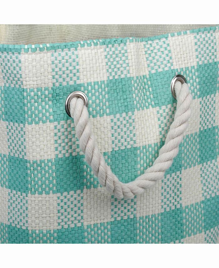 Design Imports Design Import Paper Bin Checkers, Rectangle - Macy's