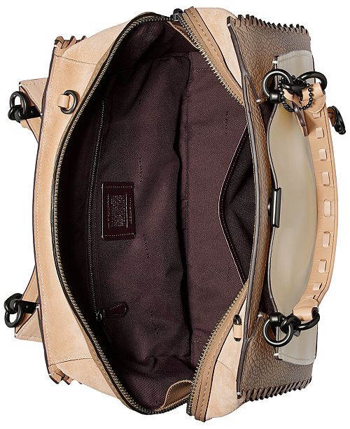 COACH Whipstitch Colorblock Mixed Leather Dreamer 36 & Reviews ...