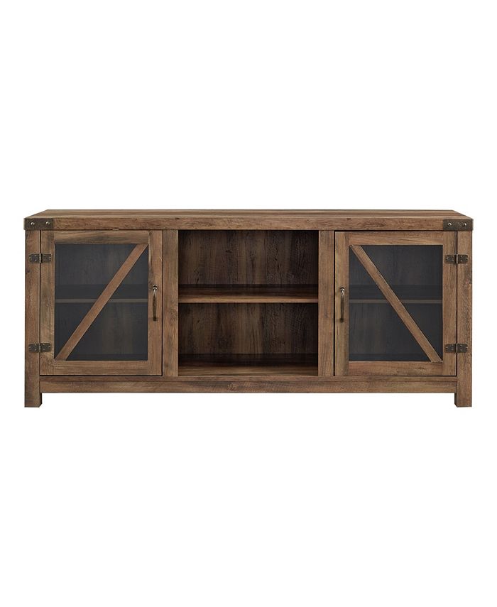 Walker Edison 58" Rustic Farmhouse Tv Stand - Macy's