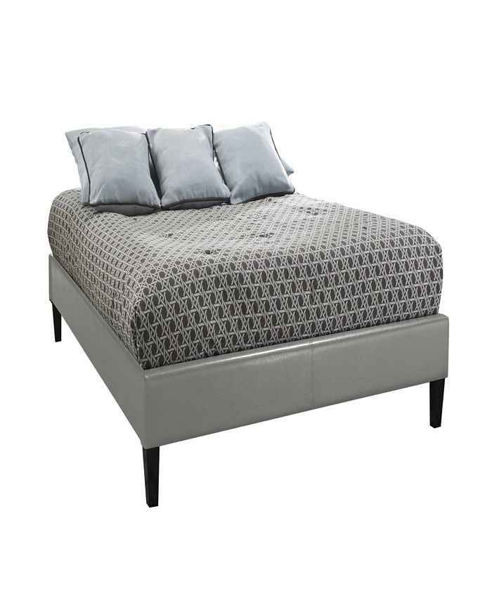 Ultima Queen Faux Leather Upholstered Platform Bed Frame - Macy's