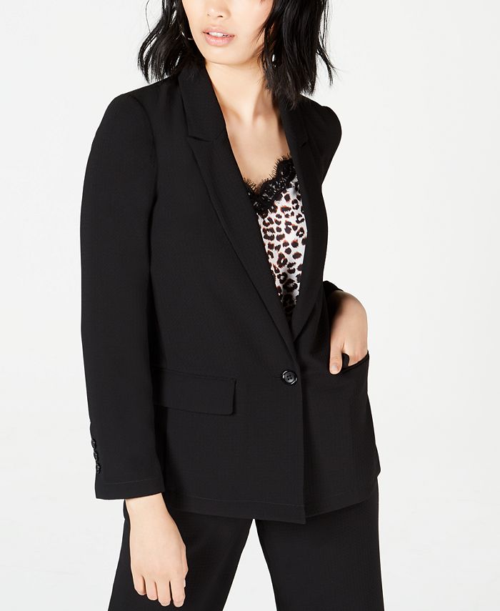 Bar III One-Button Jacket, Created for Macy's - Macy's