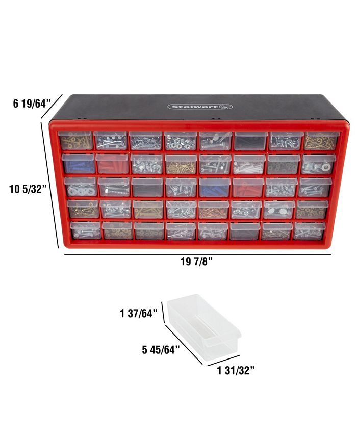 Trademark Global Storage Drawers - 40 Compartment organizer Desktop or ...