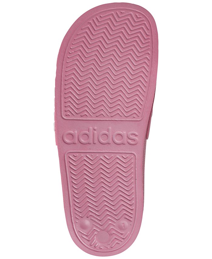 adidas Little Girls' Adilette Shower Slide Sandals from Finish Line ...