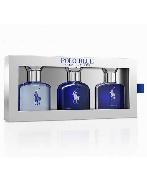Ralph Lauren Men's 3-Pc. Polo Blue Gift Set & Reviews - All Perfume ...