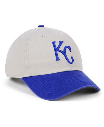 '47 Brand Kansas City Royals Gray 2-Tone CLEAN UP Cap - Macy's
