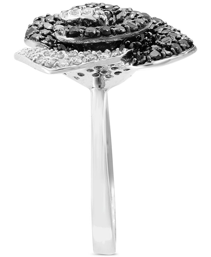EFFY Collection EFFY® Diamond Flower Statement Ring (1-5/8 ct. t.w.) in ...