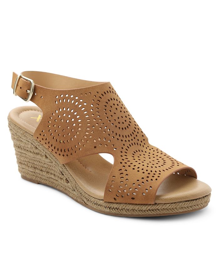 XOXO Summerdale Espadrille Wedge Sandals - Macy's