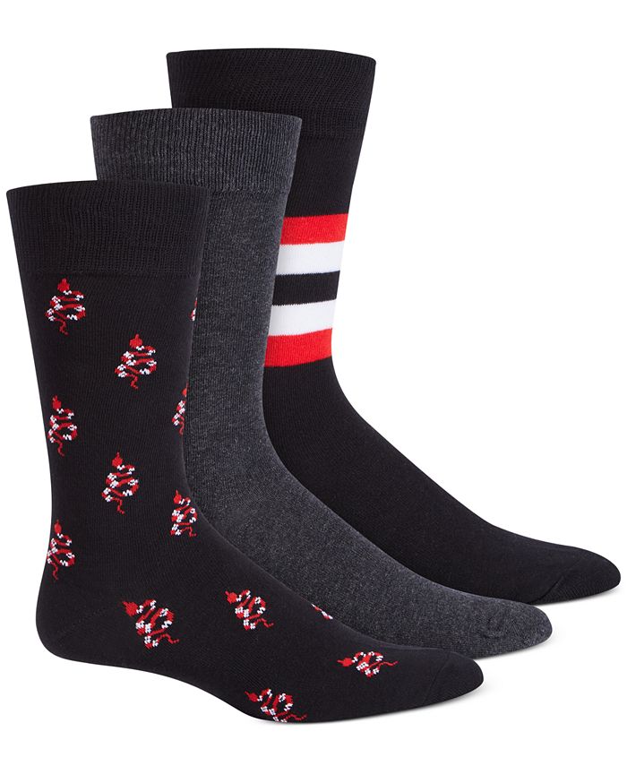 Steve Madden Men's 3-Pk. Crew Socks - Macy's