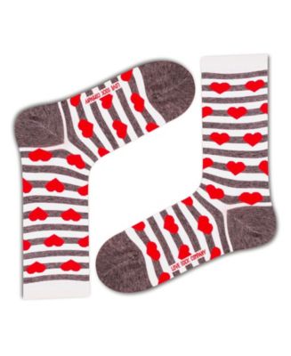 Love Sock Company Women's Socks - Red Hearts - Macy's