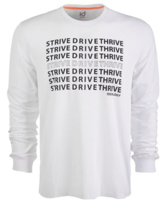 ID Ideology Men's Strive Drive Thrive Tee, Created for Macy's - Macy's