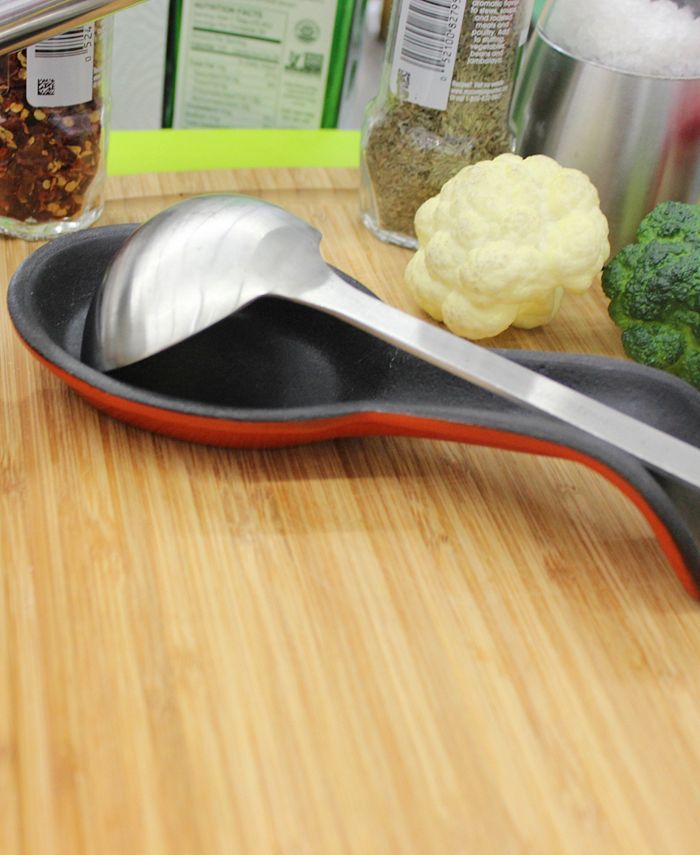 BergHOFF Orange Cast Iron Spoon Rest - Macy's