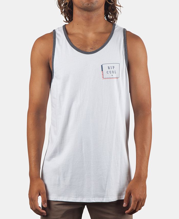 Rip Curl Men's Liberty Ringer Tank Top - Macy's