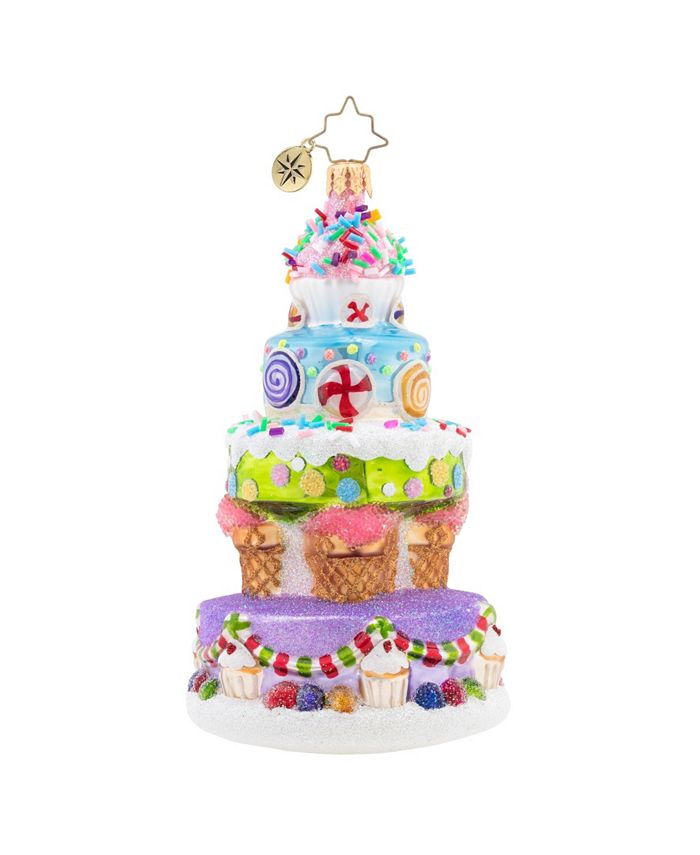 Christopher Radko Deliciously Delightful Cake - Macy's