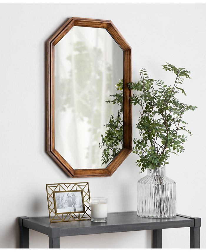 Kate and Laurel Abernathy Framed Octagon Wall Mirror - Macy's