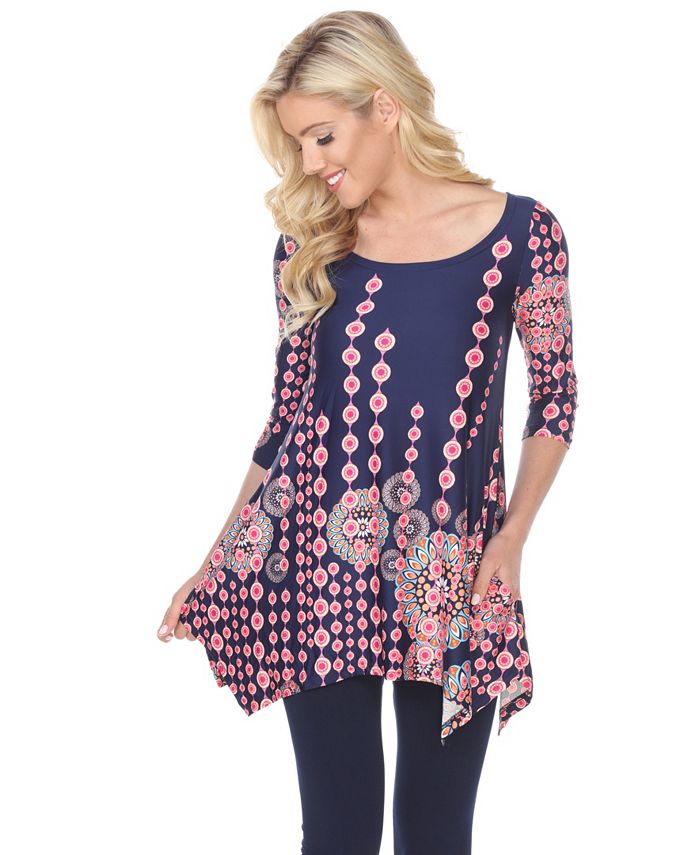 White Mark Women's Rella Tunic - Macy's