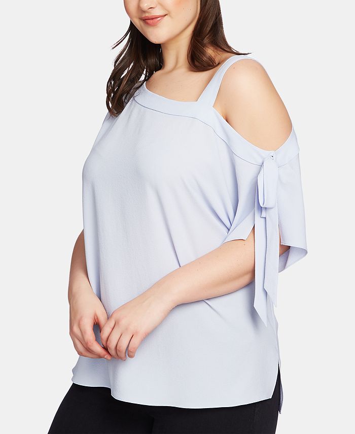 1.STATE Plus Size One-Shoulder Bow Top - Macy's