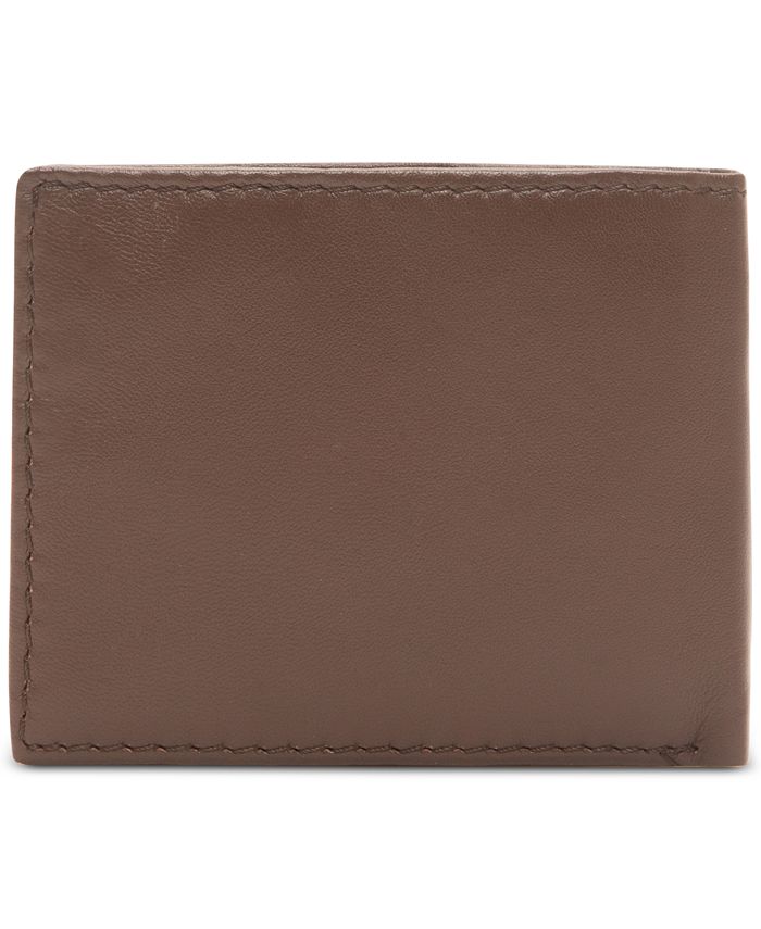 Kenneth Cole Men's Extra-Capacity Slimfold Leather Wallet - Macy's