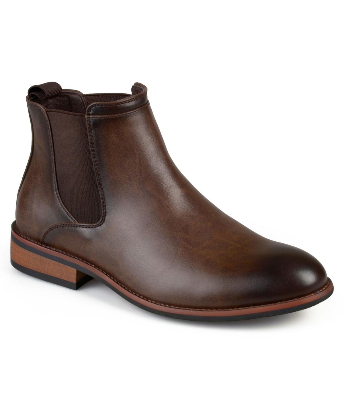 Click here for Vance Co. Mens Landon Dress Boot - Brown prices