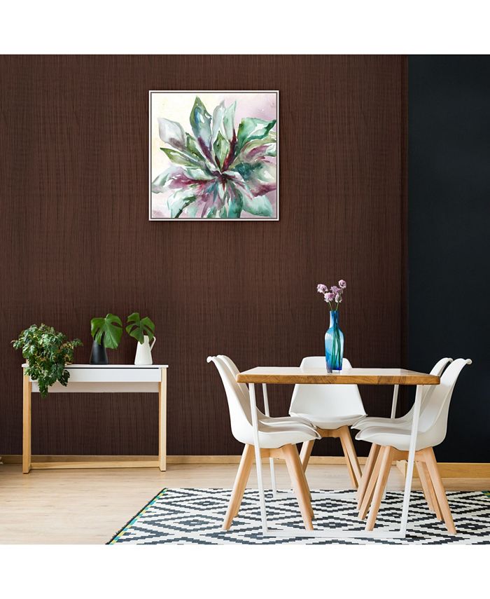 Artissimo Designs Succulent Watercolor II Printed Canvas Artwork - Macy's