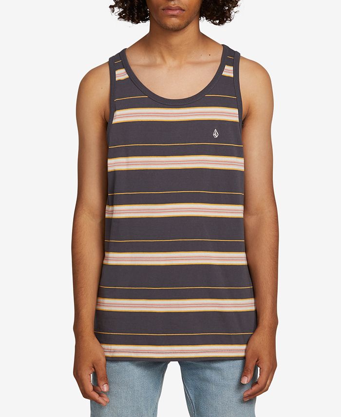 Volcom Men's Shaneo Striped Tank Top - Macy's