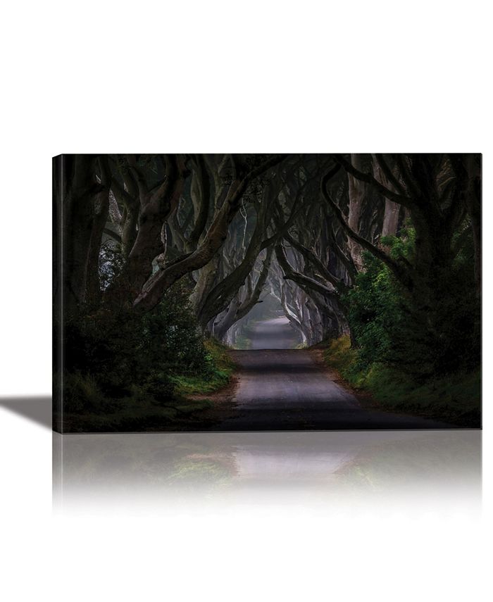 Eurographics Magic Road Framed Canvas Wall Art - Macy's