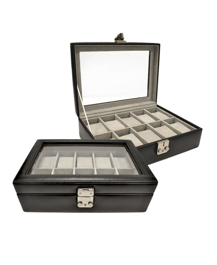 ROYCE New York 10 Slot Watch Box - Macy's