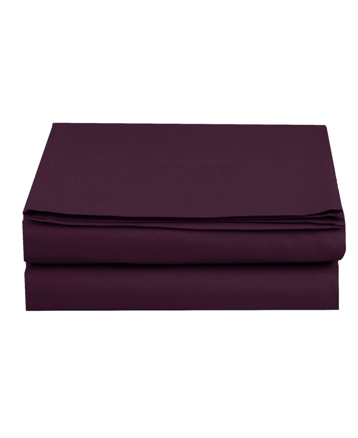 Click here for Elegant Comfort Silky Soft Flat Sheet  King - Purp... prices