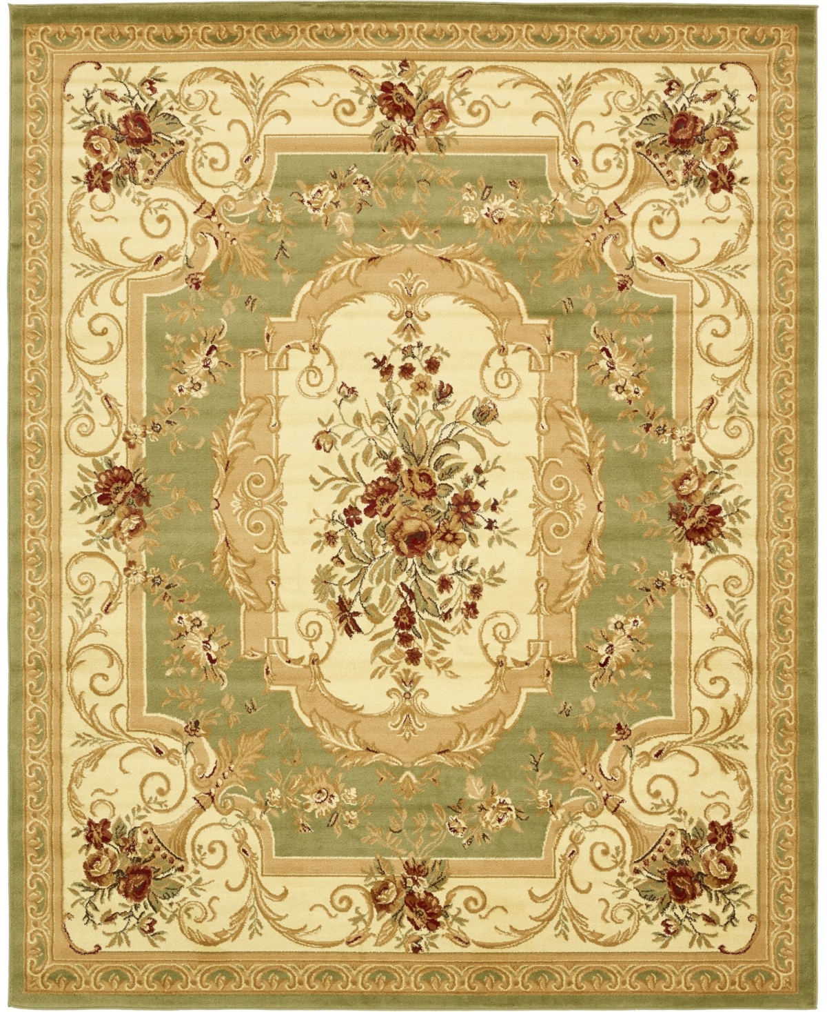 Click here for Bayshore Home Belvoir Blv3 8 x 10 Area Rug - Green prices