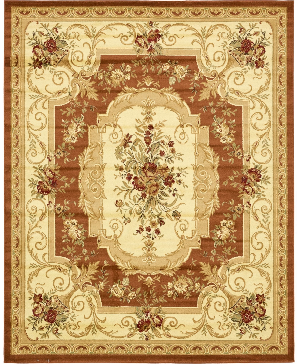 Click here for Bayshore Home Belvoir Blv3 8 x 10 Area Rug - Brick... prices