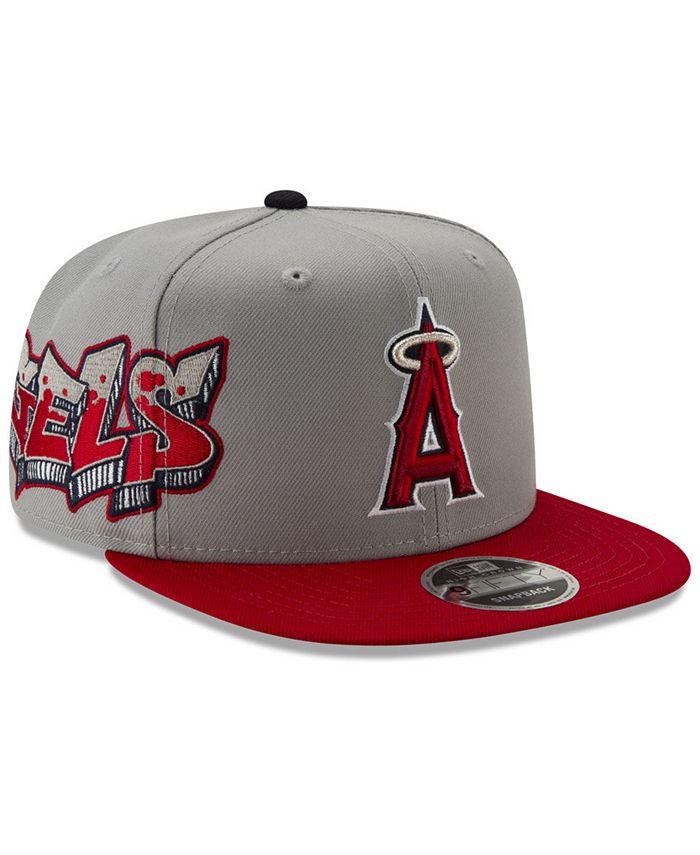 New Era Los Angeles Angels Side Sketch 9FIFTY Cap - Macy's