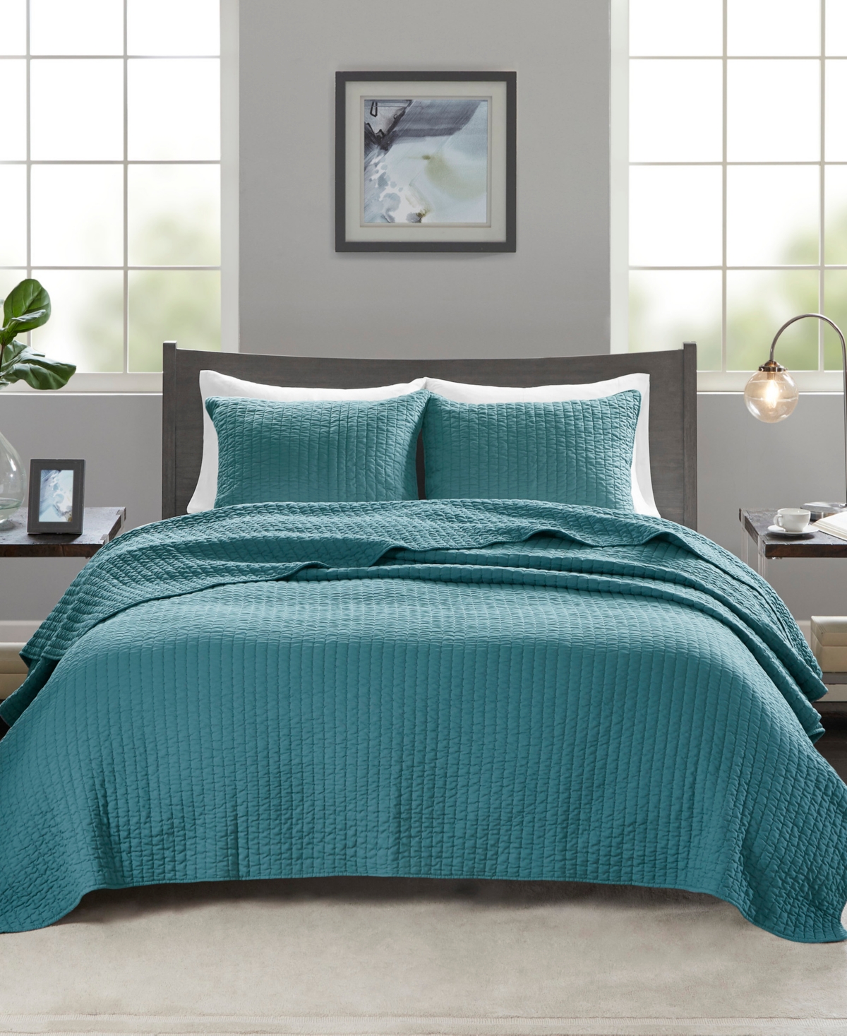 Click here for Madison Park Keaton Quilted 3-Pc. Quilt Set  Full/... prices