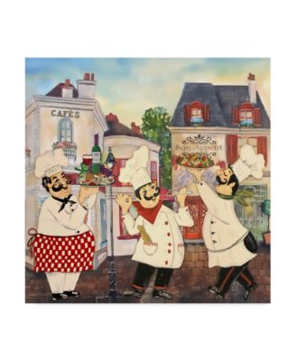 Jean Plout 'Italian Chefs' Canvas Art - 24" x 24" - Macy's