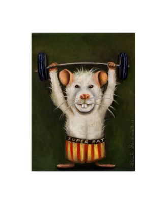 Leah Saulnier 'Super Rat' Canvas Art - 24" x 32" - Macy's
