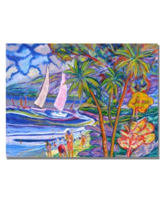 Manor Shadian 'Maui Surf' Canvas Art - 47" x 35" - Macy's
