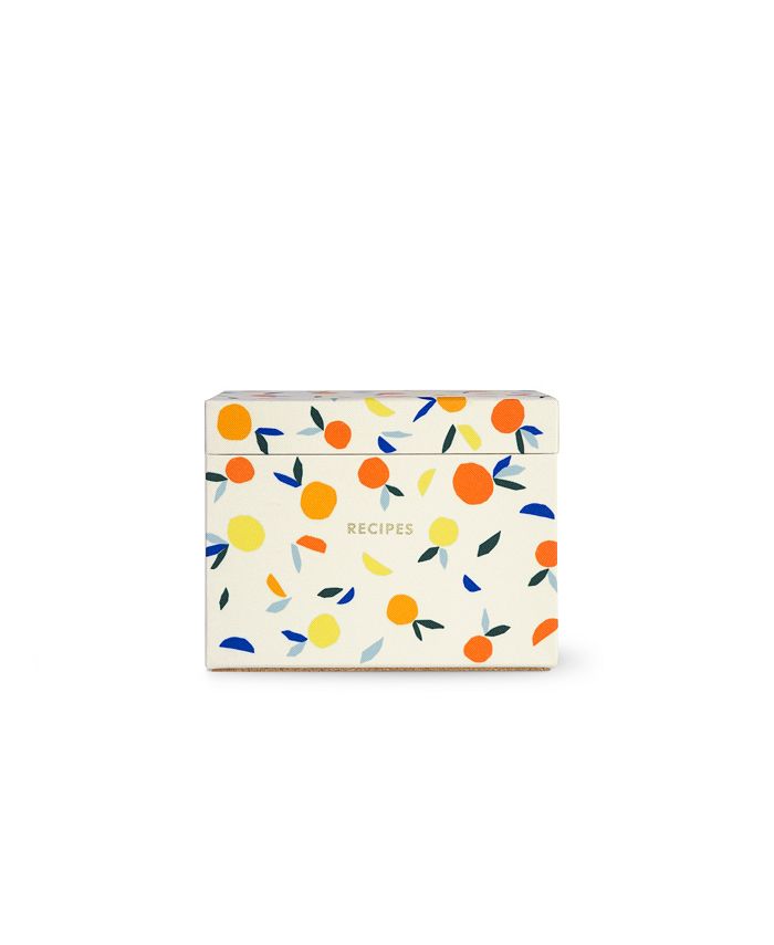 kate spade new york Citrus Twist Recipe Box - Macy's