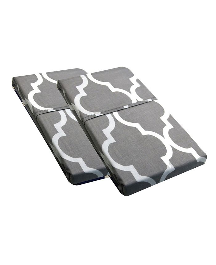 Superior 300 Thread Count Cotton Trellis Sheet Set - Full - Macy's