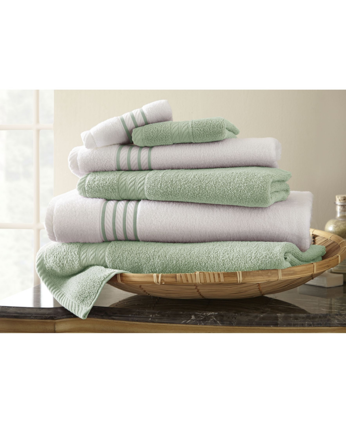 Click here for Modern Threads Quick Dry Stripe 6-Pc. Towel Set -... prices