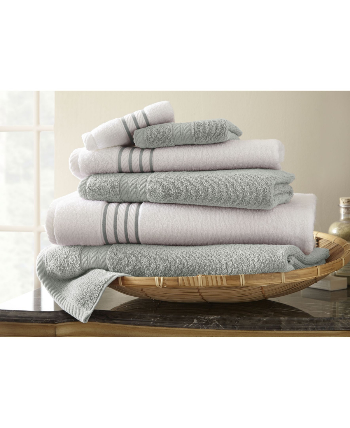 Click here for Modern Threads Quick Dry Stripe 6-Pc. Towel Set -... prices