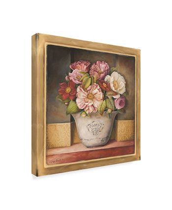 Trademark Global Lisa Audit 'Garden Roses' Canvas Art - 14" x 14" - Macy's
