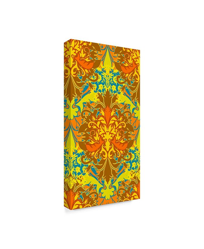 Trademark Global Maria Rytova 'D08 (Pattern)' Canvas Art - 12" x 24 ...