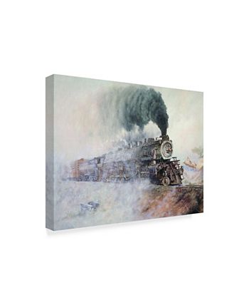 Trademark Global Les Ray 'Northbound To Portland' Canvas Art - 47" x 35 ...