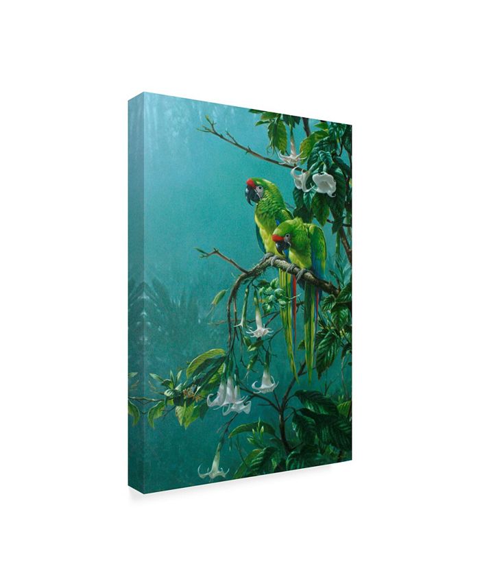 Trademark Global Michael Jackson 'Buffons Macaws' Canvas Art - 22" x 32 ...