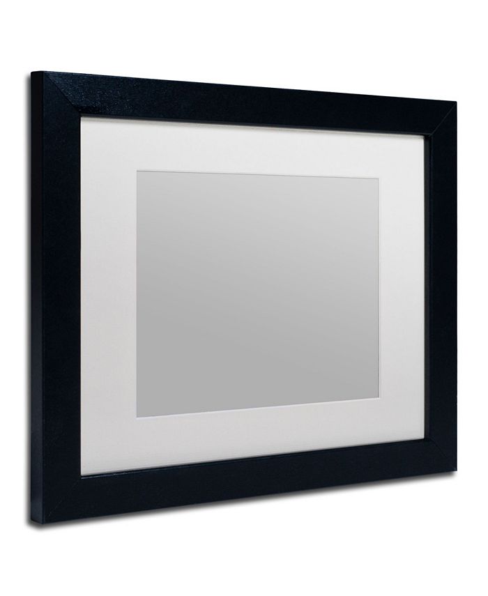 Trademark Global Trademark Fine Art Heavy Duty Black Frame with White ...