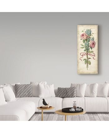 Trademark Global Lisa Audit 'Rose Bouquet 1' Canvas Art - 10" x 24 ...